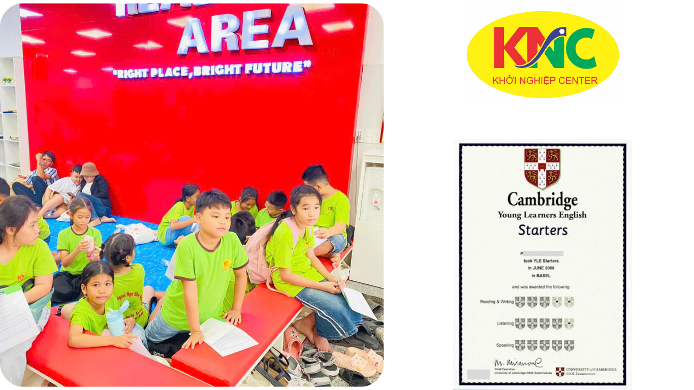 Chúc mừng các bạn đã hoàn thành suất sắc kì thi Cambridge bậc Starters ...